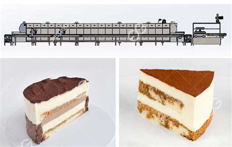 Automatic Tiramisu Production Line With Packaging System