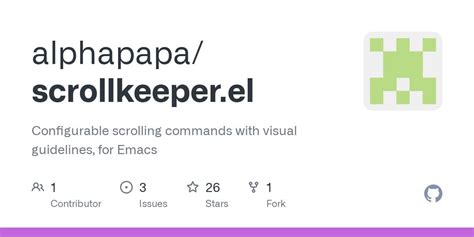 Scrollkeeperel Configurable Scrolling Commands With Visual Guidelines