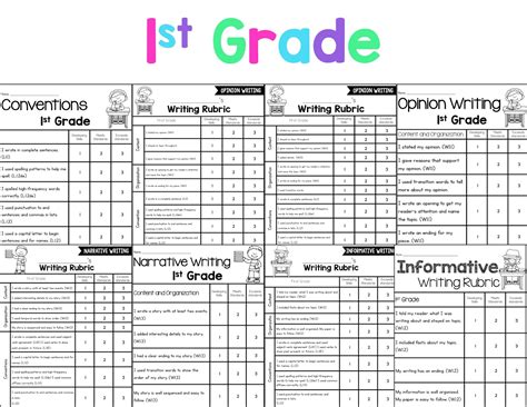 Grading Rubric For First Grade