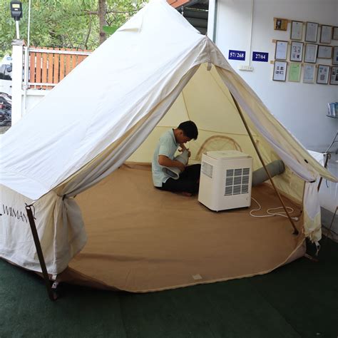 Wiman Bell Tent 3 เมตร พร้อมแอร์เคลื่อนที่ เย็นสบาย รีวิวครบจบในที่เ