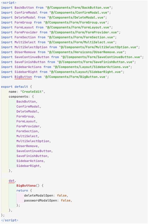 Auto Completed Component Imports Sometimes End Up In The Wrong Place Issue Vuejs Vetur