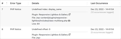 Debug Log Manager Wordpress Plugin