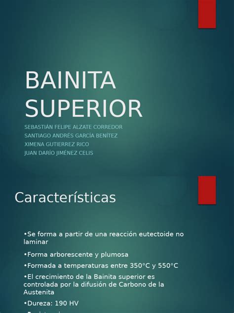 Bainita Superior Pdf