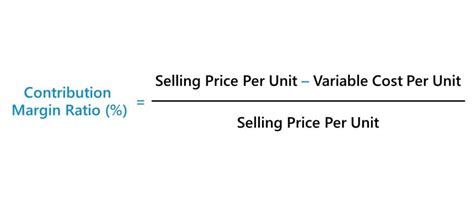Contribution Margin Ratio Cm Formula Calculator