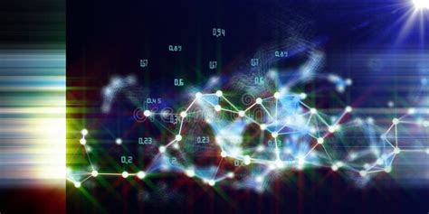 Big Data Abstract Futuristic Concept Of Decision Making Analysis Quantum Virtual Cryptography