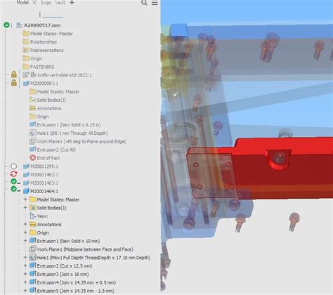 Model Tree To Show Vault Status Autodesk Community