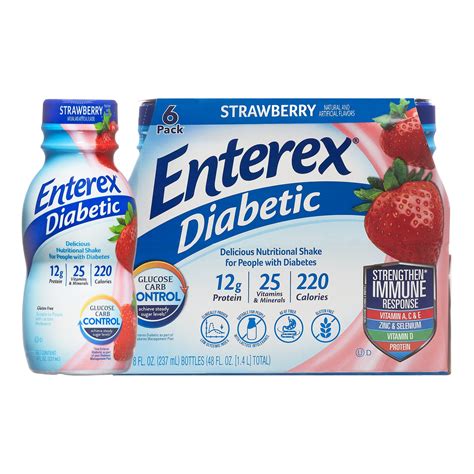 Enterex Diabetic Nutritional Meal Replacement Shakefor People With