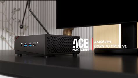 Snapklik Com ACEMAGICIAN Dual LAN Mini Gaming PC AMD Ryzen U Mini PC