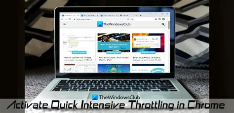 Activate Quick Intensive Throttling In Chrome Browser To Reduce Cpu Usage Artofit