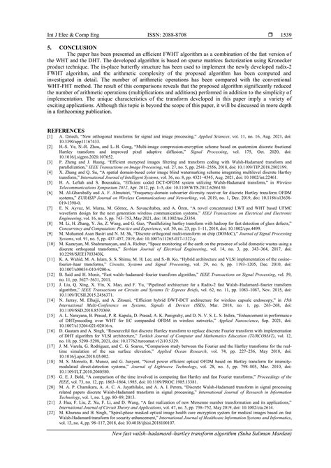 New Fast Walshhadamardhartley Transform Algorithm Pdf
