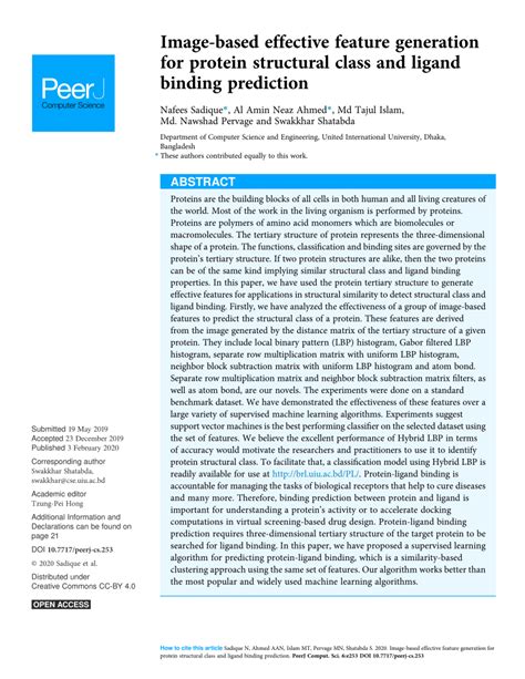 pdf image based effective feature generation for protein structural