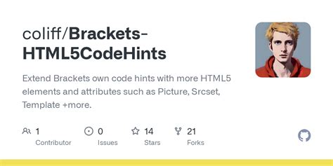 Github Coliffbrackets Html5codehints Extend Brackets Own Code Hints