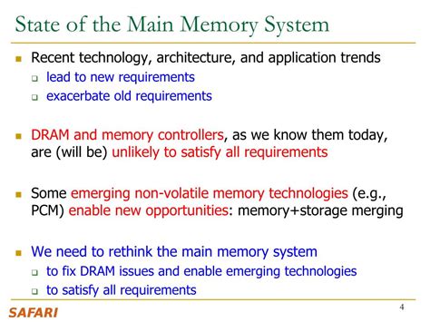 Ppt Memory Scaling A Systems Architecture Perspective Powerpoint
