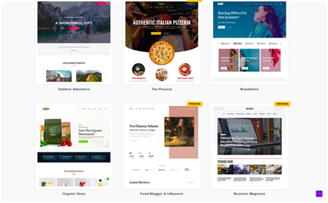 starter templates wordpress