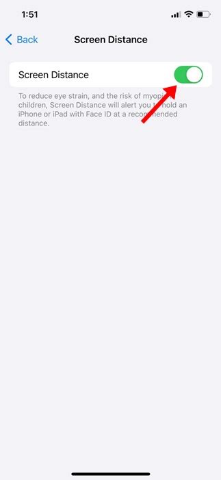 How To Enable Disable Screen Distance On IPhone