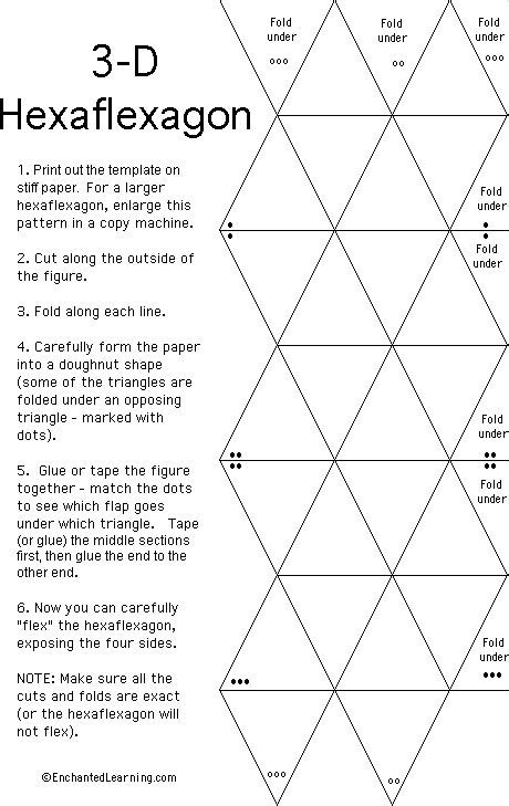 Flexagon Blank Print Out