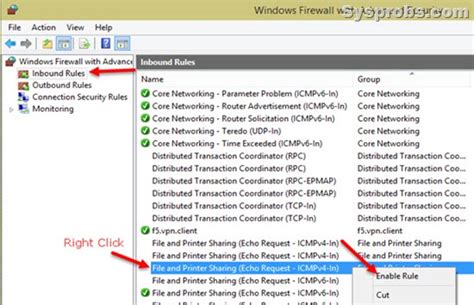 How To Enable Ping Reply And Ftp Traffic In Windows 1011 Sysprobs