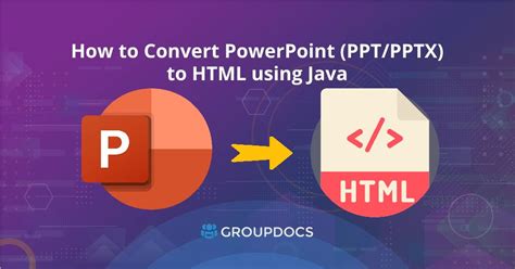 Java Ppt Ve Pptxi Html Belgesine Dönüştürür