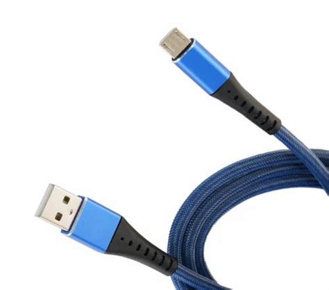 Blue Micro Usb Charging Cable Cable Size 1 Meter At ₹ 30 Piece In Jaipur