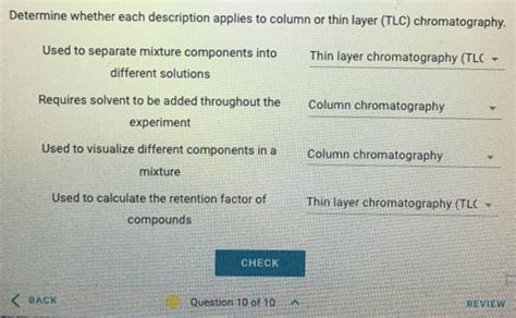 Get Answer Question Determine Whether Each Description Applies To