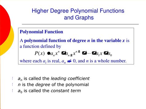 PPT Polynomial Functions And Graphs PowerPoint Presentation Free Download ID 9143265