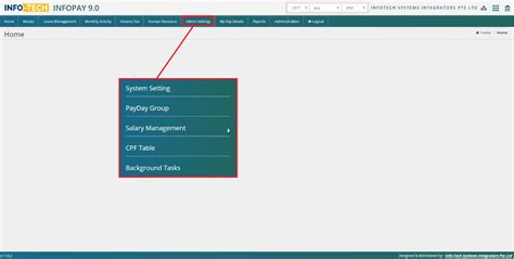 Admin Setting