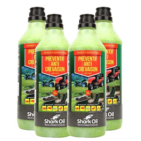Préventif Anti Crevaison Pour Roue De Tondeuse Shark Oil Oko Flacon