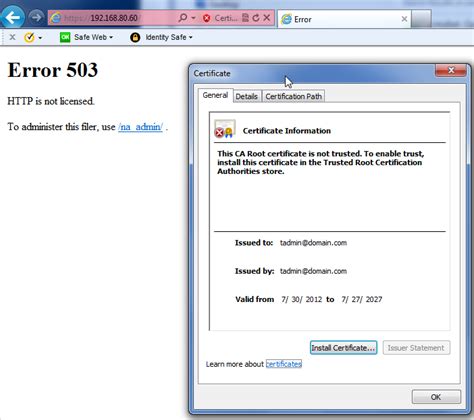 Solved Secureadmin Setup Ssl Netapp Community