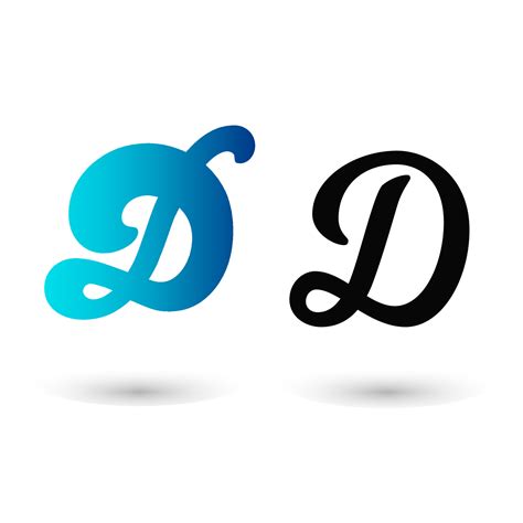 Stylish Letter D Typography 4145102 Vector Art At Vecteezy