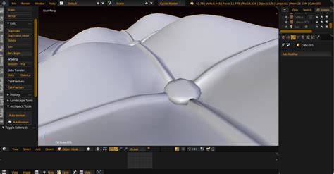 Modifiers Object Mode Shows Mesh One Way And In Edit Mode Another Pictures Below Blender