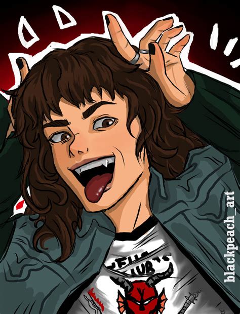 Eddie Munson By Blackpeach Art On Deviantart