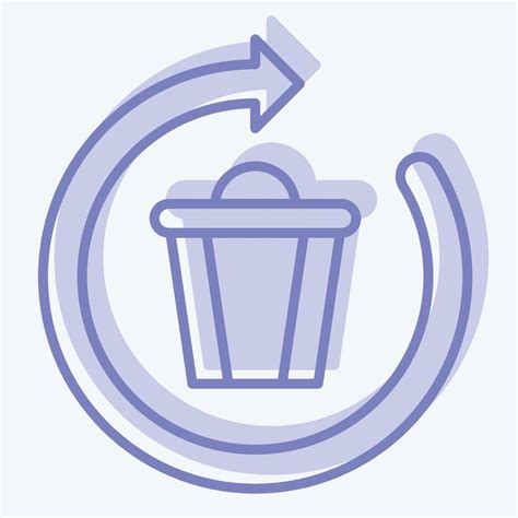 Icon Deleting Related To Delete Symbol Two Tone Style Simple Design