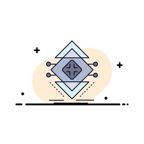 Computing Data Infrastructure Science Structure Flat Color Icon Vector 19177308 Vector Art At