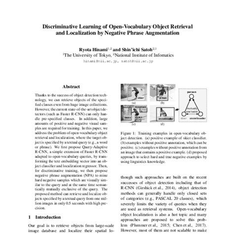 Discriminative Learning Of Open Vocabulary Object Retrieval And