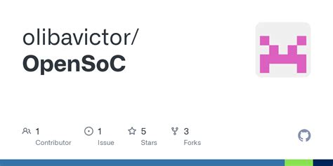 GitHub Olibavictor OpenSoC