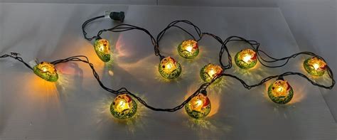 Vintage Scooby Doo Christmas String Lights 10 Count Hanna Barbera 2001