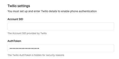Set Up Phone Or Sms Authentication Kinde Docs