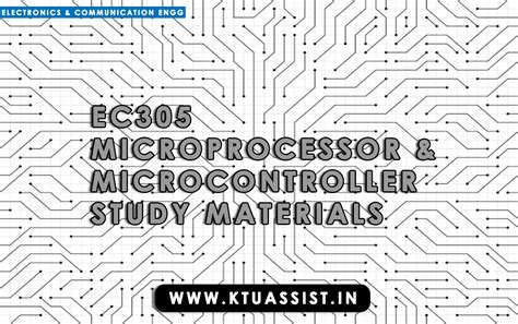 KTU S5 EC305 MICROPROCESSOR MICROCONTROLLER STUDY MATERIALS KTU ASSIST