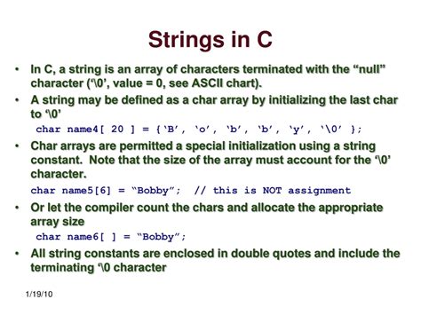 Ppt Mastering Ascii Exploring Characters And Strings In C