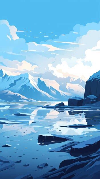 Premium Photo Abstract Nature Background Iceland Landscape Art