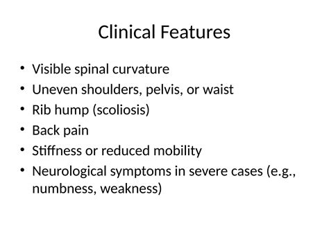 Spinaldeformitiesand Presentationpptx