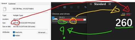C Disk Is Full But Maths Are Wrong Rwindows11