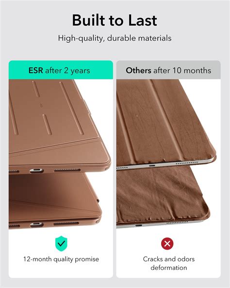 Brown Ipad Pro 13 Slim Case Cover And Paper Like Protectionm5 Esr Flip