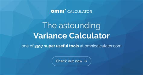 Variance Calculator Definition Formula