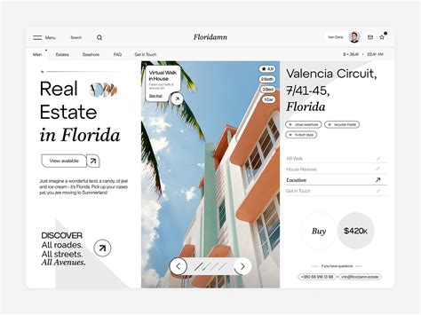Real Estate Booking Webapp By Levi Wilson For Qclay On Dribbble