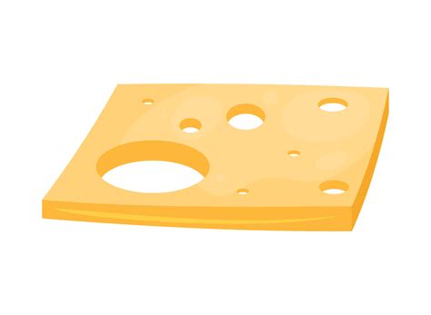 Cheedar Cheese Sliced Square 11452603 Vector Art At Vecteezy