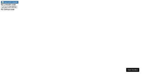 React Linkedin Auth Examples Codesandbox React Linkedin Auth Examples Codesandbox