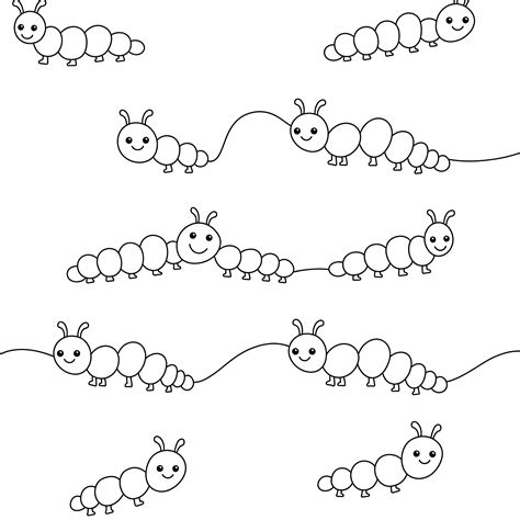 26 Coloriage Chenille Gratuit Explorer Lévolution