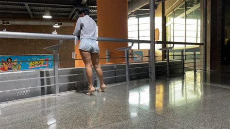 Milah Arches Sexy Dangling In The Shopping Mall Foot Fetish Paradise Clips4sale