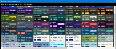 Enhancement Allow Scrolling In The Previewalllookandfeelthemes